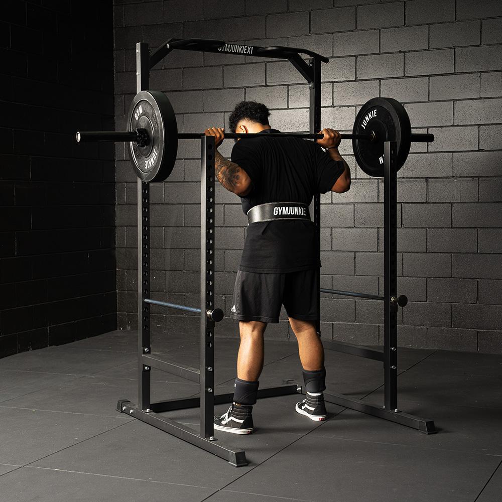 Prodigy Half Rack NZ – Compact Power Rack with Pull-Up & Dip Bars