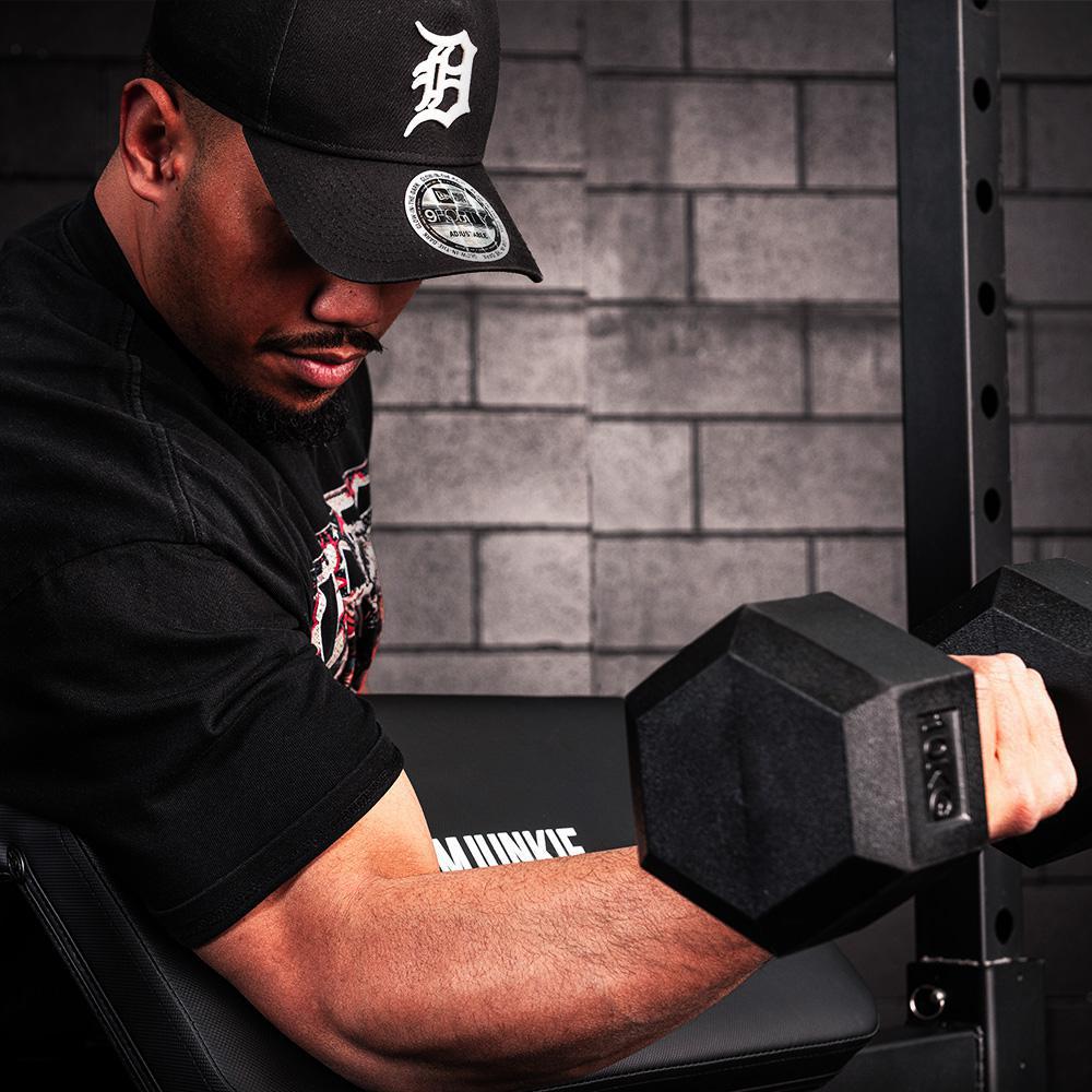 Rack Mounted Preacher Curl Attachment | Gym Junkie