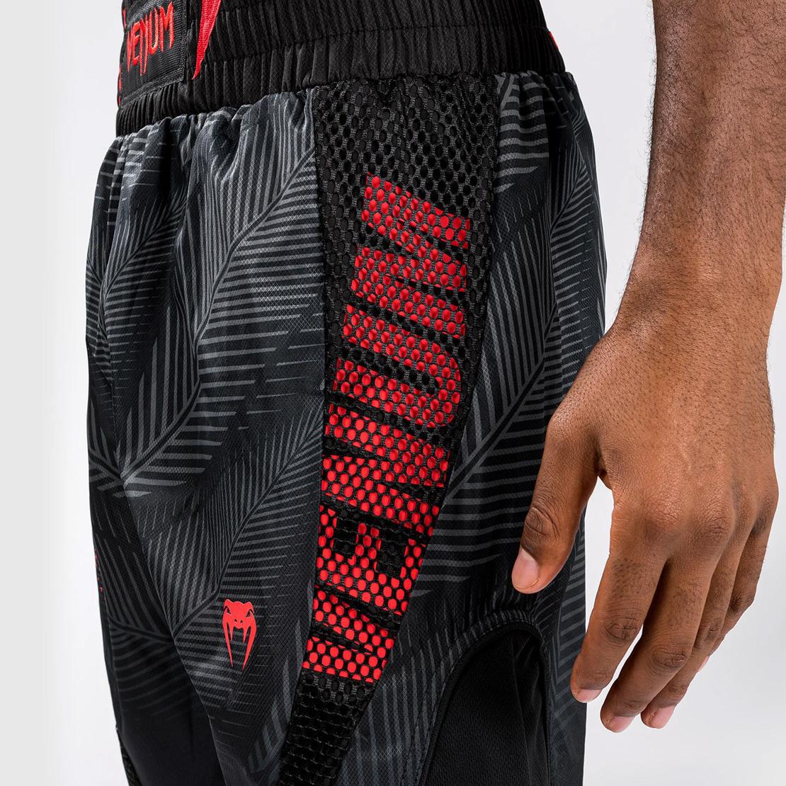 Venum Phantom Boxing Shorts, Black/Red | Gym Junkie NZ