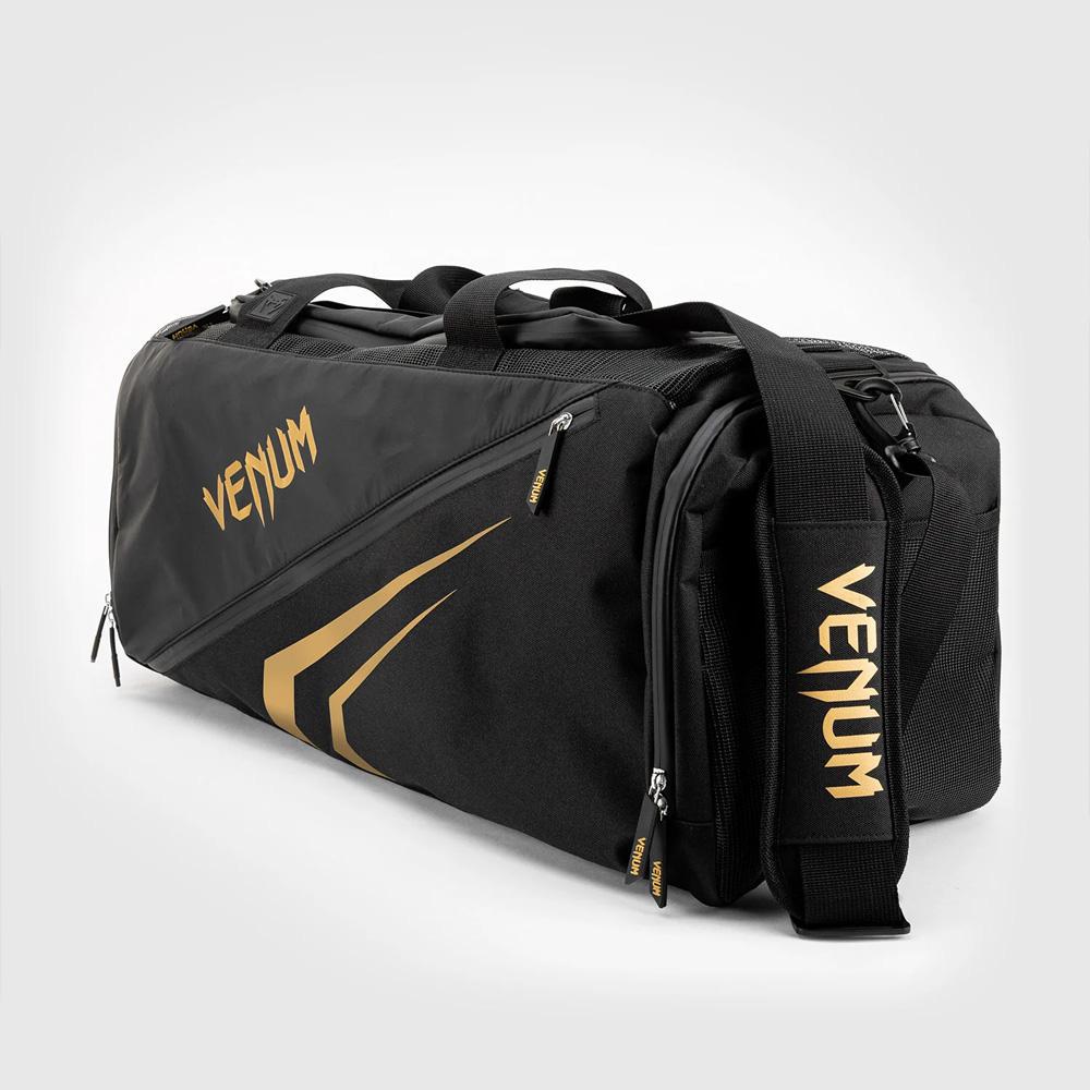 Venum Trainer Lite Evo Sports Bag - Black/Gold | Gym Junkie NZ