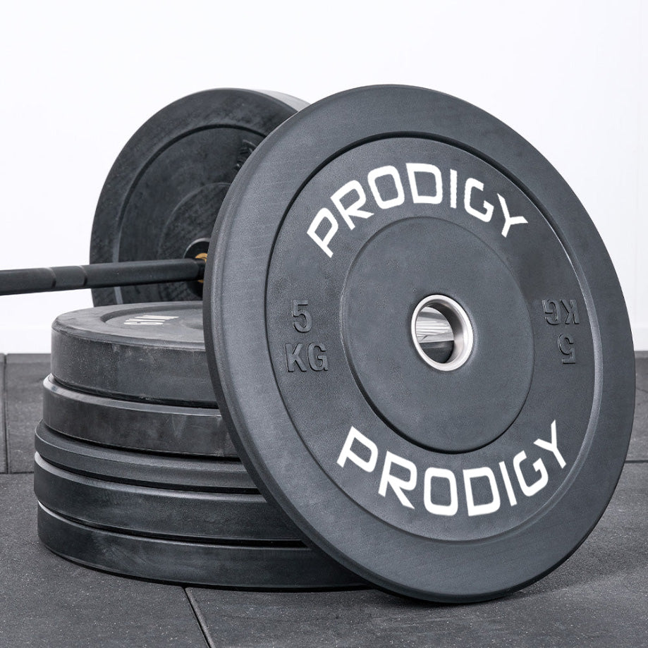 Prodigy Olympic Bumper Plates NZ – 5kg, 10kg, 15kg, 20kg, 25kg