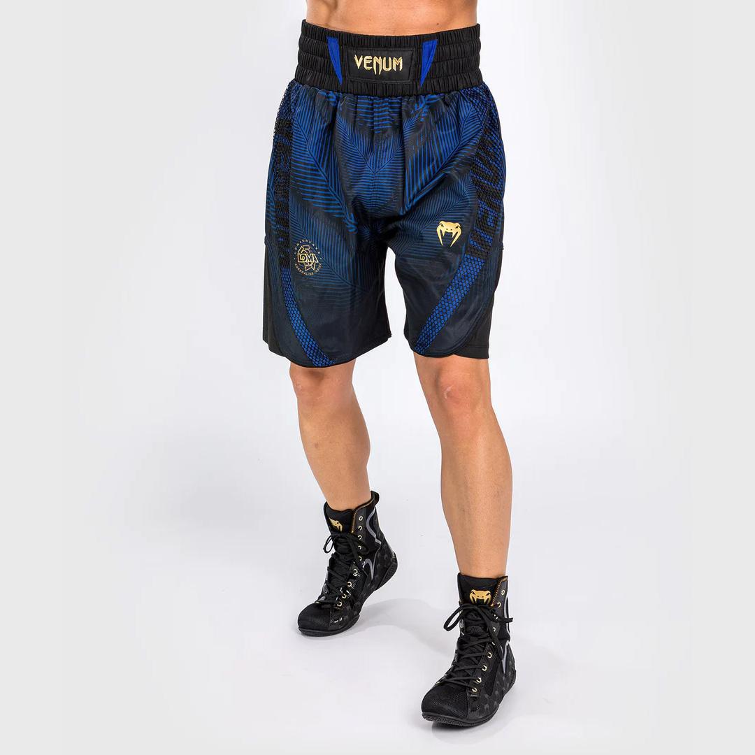 Venum Phantom Loma Boxing Short, Black/Blue | Gym Junkie NZ