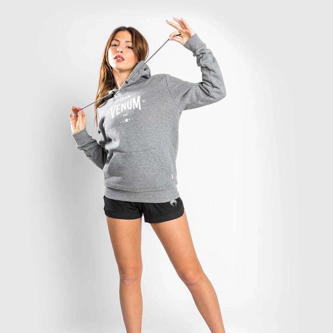 Venum Team 2.0 Hoodie, Light Heather Grey | Gym Junkie NZ