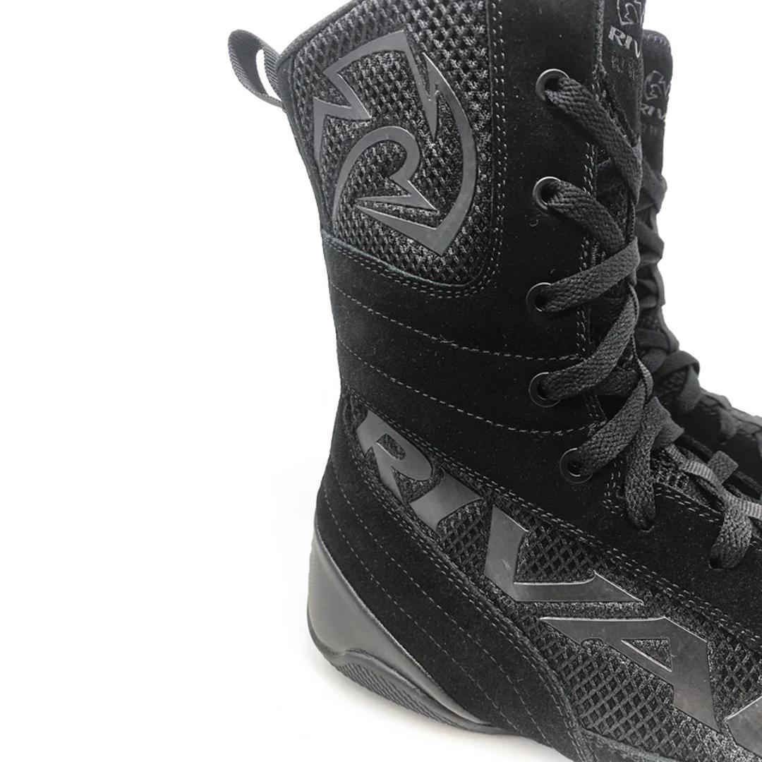 RIVAL BOXING RSX-GUERRERO HIGH-TOP BOXING BOOTS, BLACK | Gym Junkie NZ