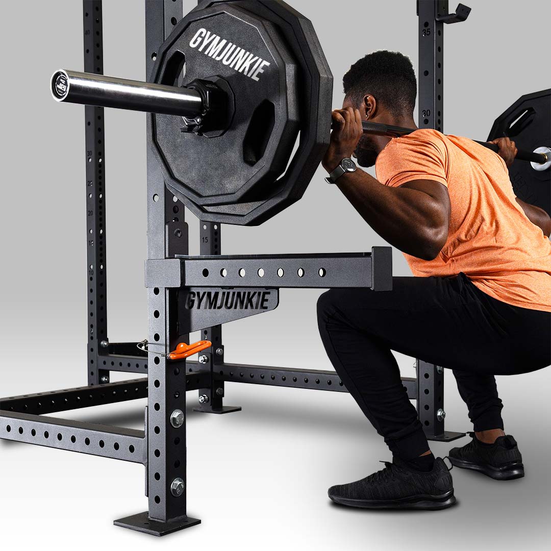 Half Rack Safety Bar Attachments | Gym Junkie NZ